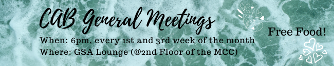 CAB General Meetings – Community Affairs Board